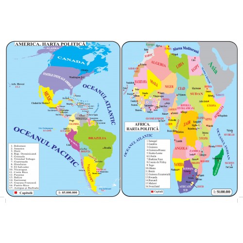 HARTA LUMII PLIATĂ 310/210mm